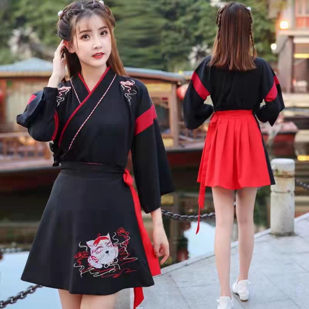 Shrine Maiden Dancing Costume Set | Lolita Costume | Foxtume