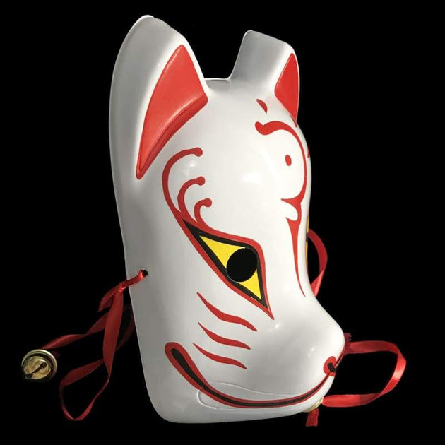 Kitsune mask kitsune mask - red curse foxtume